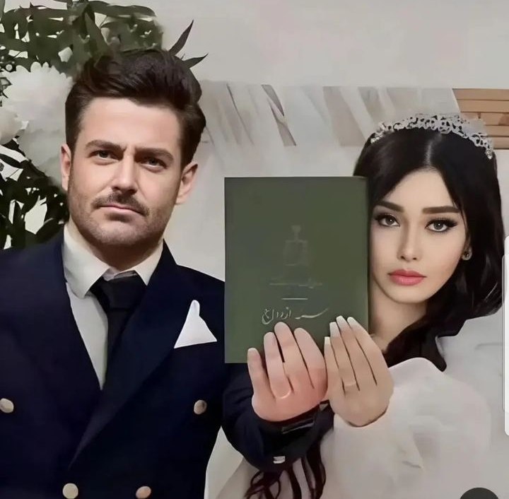 پخش عکس مراسم عقد کنان محمدرضا گلزار و همسرش آیسان ژست عجیب محمدرضا